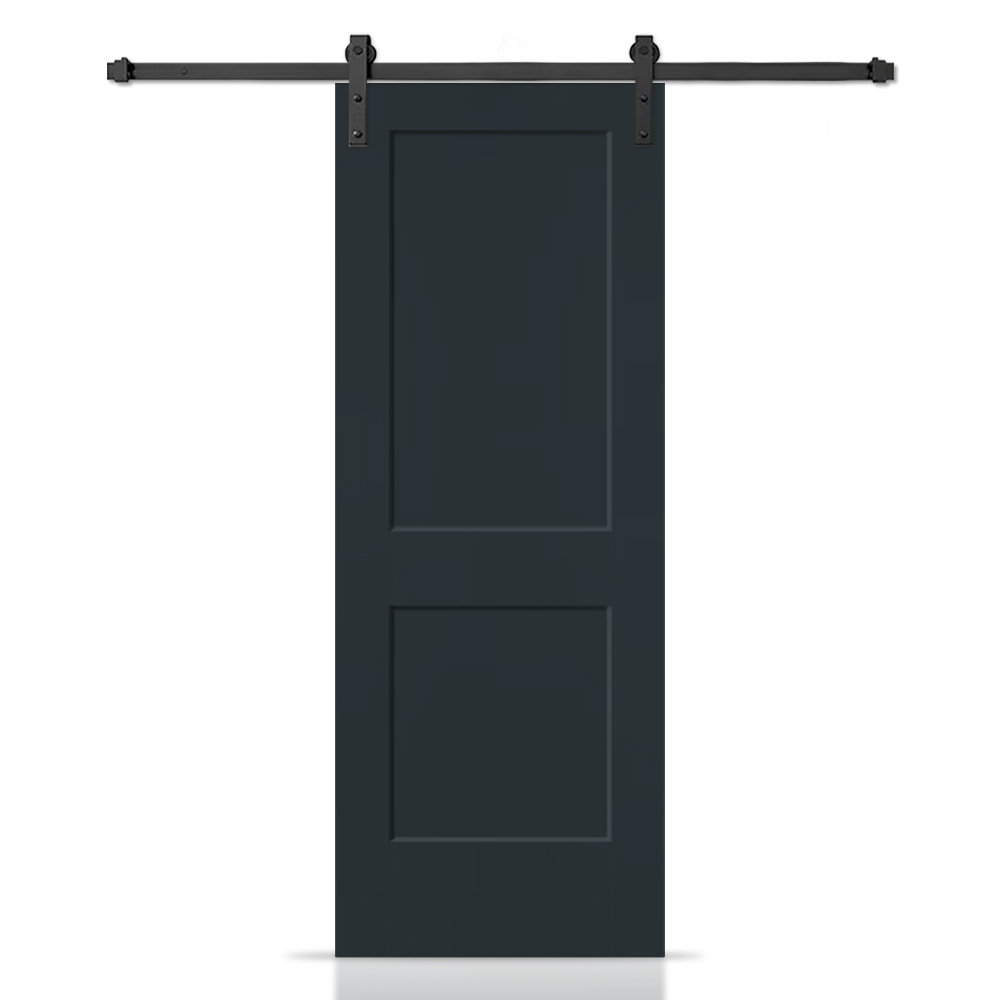 Calhome Paneled Barn Door with Installation Hardware Kit | Wayfair