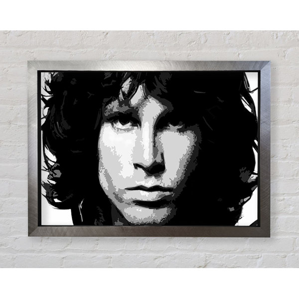Bright Star Jim Morrison Face - Single Picture Frame Art Prints ...