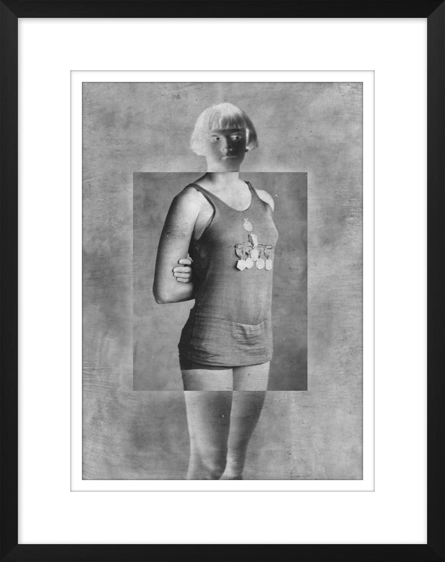 Wendover Art Group Vintage Swimmer 2 - Picture Frame Graphic Art on ...