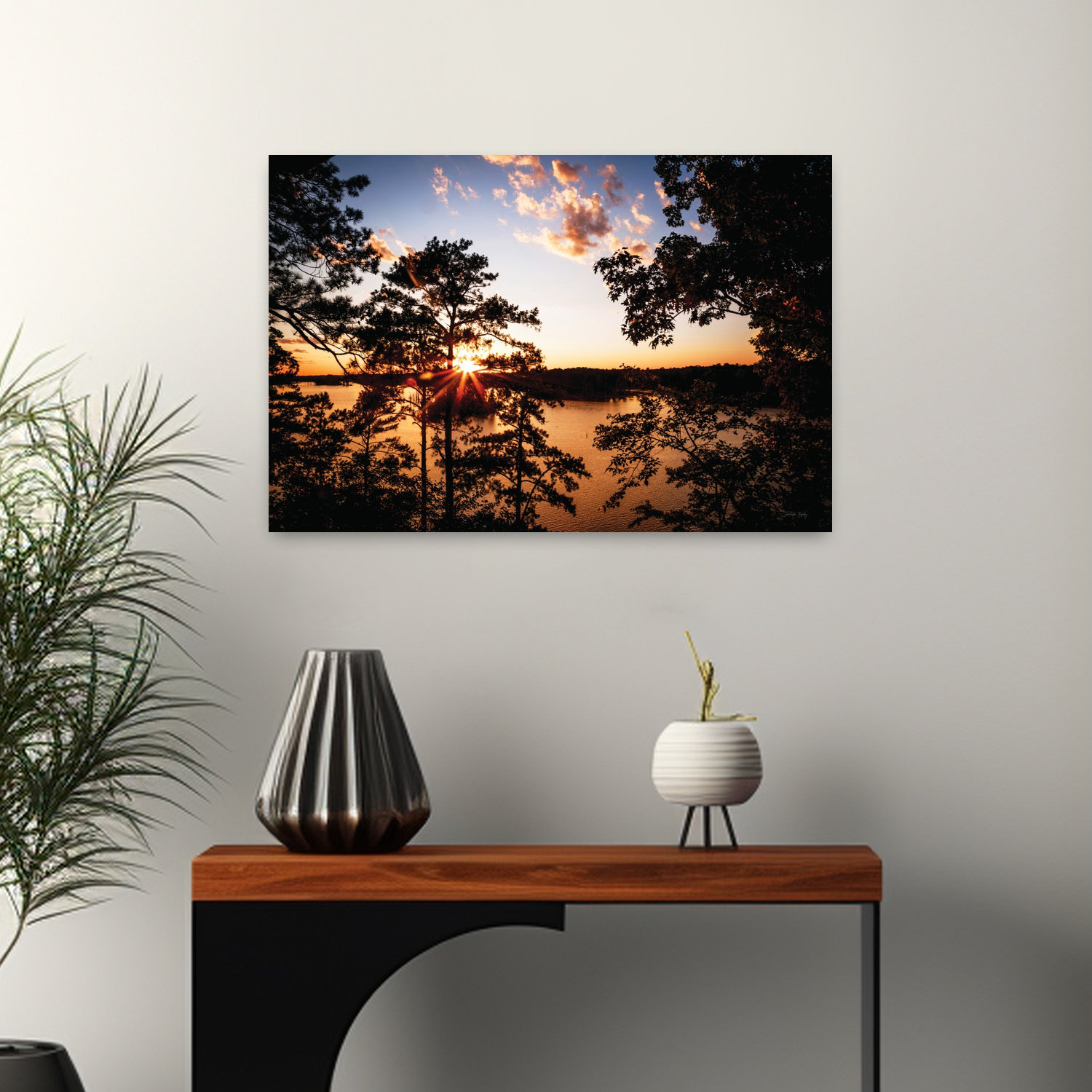Ophelia & Co. Saluda Bluff Sunset Abstract Contemporary Landscape ...