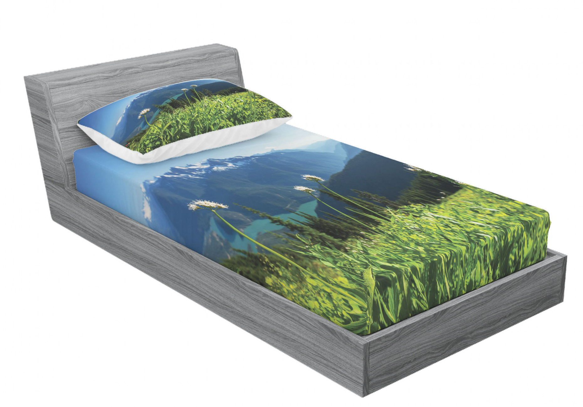 Ambesonne Nature Sheet Set | Wayfair