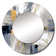 Trinx Kaceon - Abstract Shapes Round Mirror Wall Decor | Wayfair