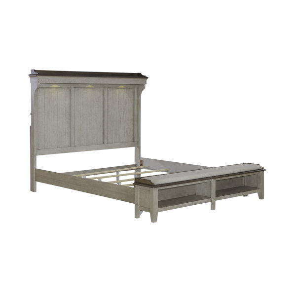 Rosalind Wheeler Brionie Mantle Storage Bed - Wayfair Canada