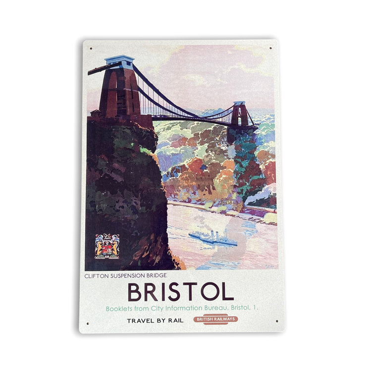 Happy Larry British Railways Retro Advertising, Bristol Clifton ...