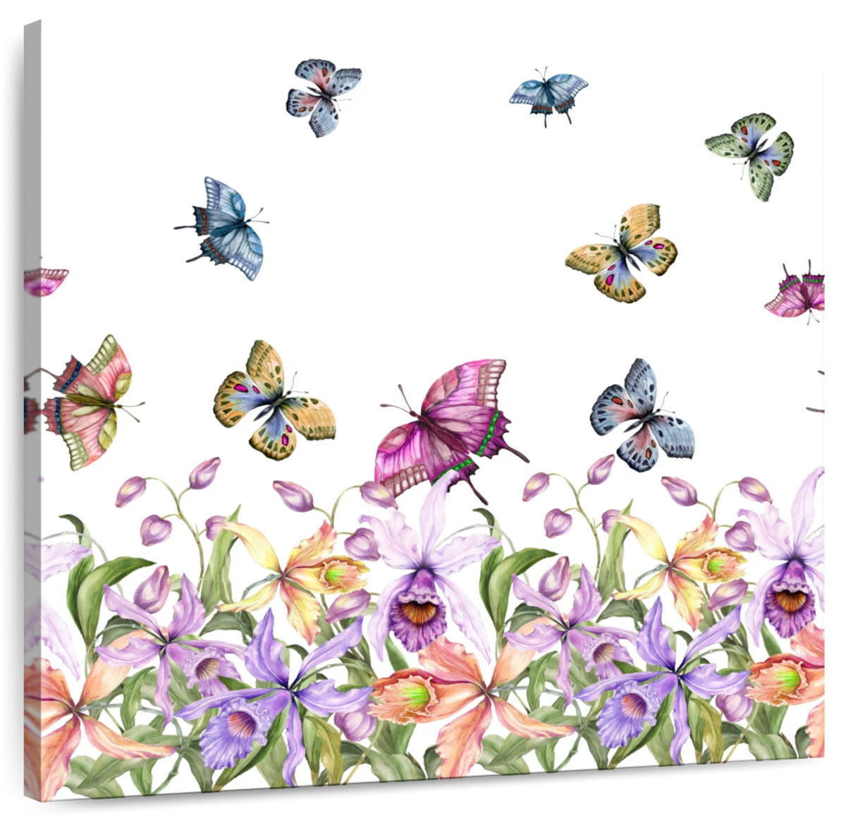 Ebern Designs Crowle Colourful Tropical Orchid Garden - Wayfair Canada