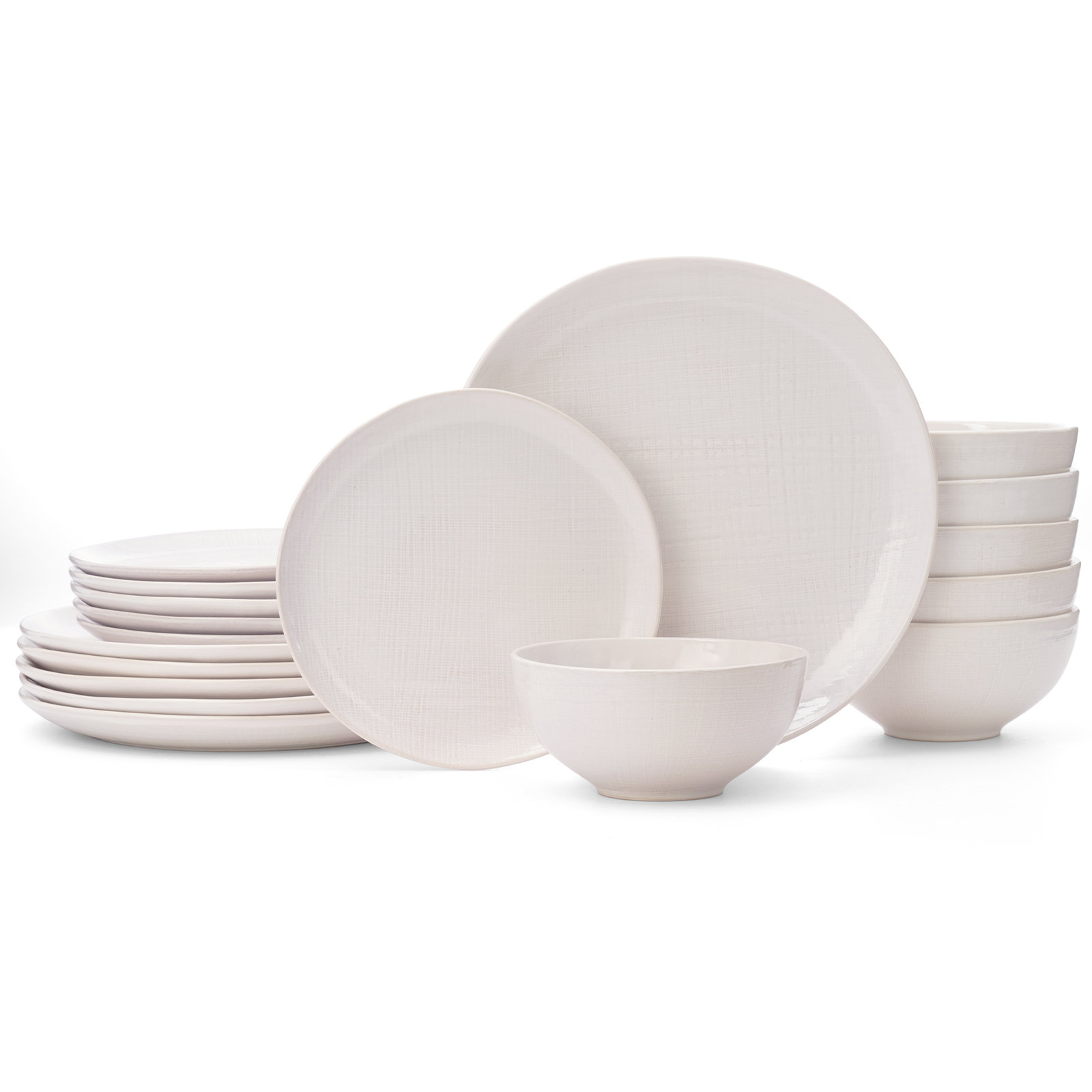 Famiware One Allium Way® Starlight Plates And Bowls Sets, 24 Piece ...