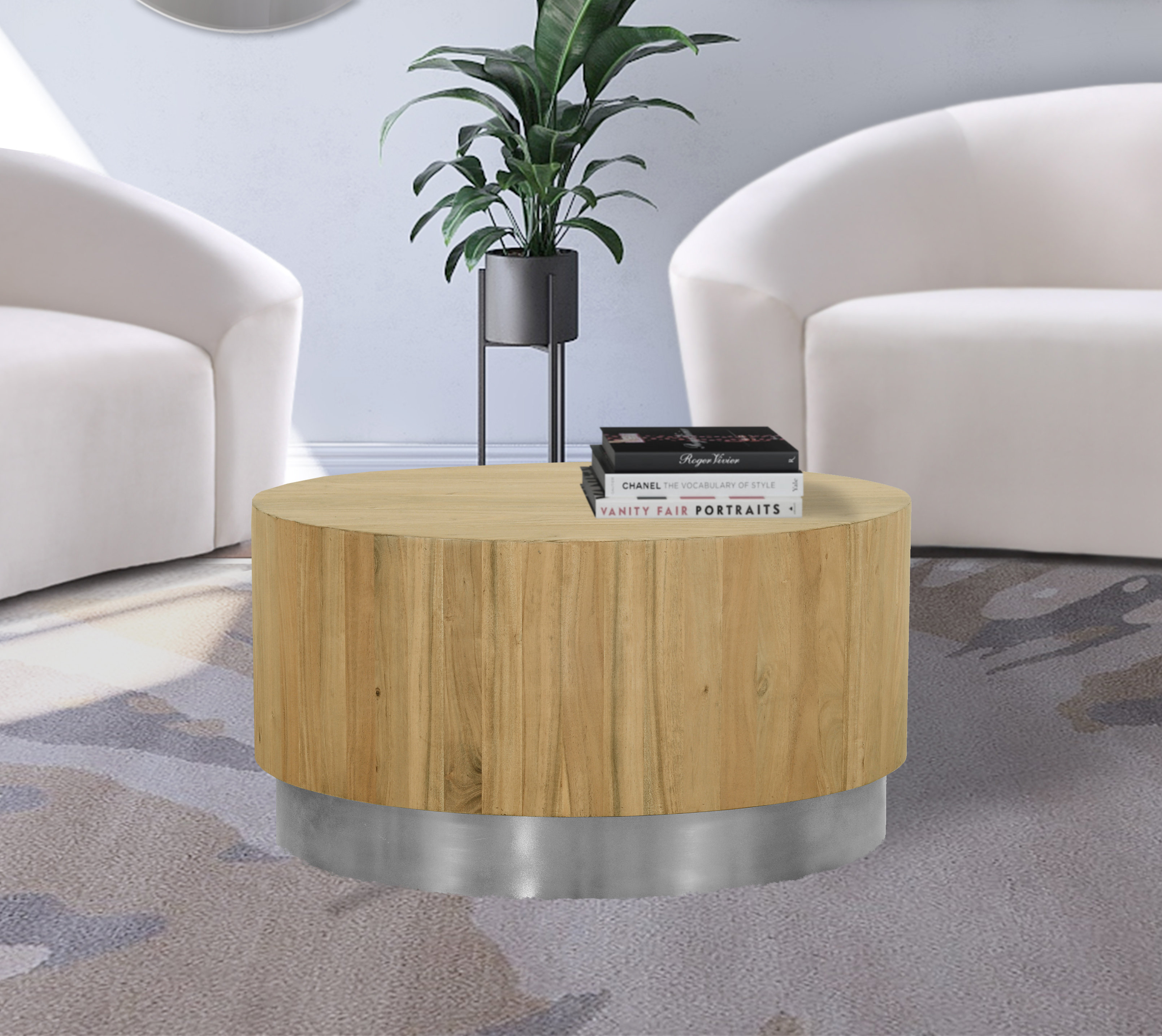 Willa Arlo™ Interiors Mabie Drum Coffee Table & Reviews - Wayfair Canada