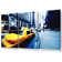 Brayden Studio New York City Yellow Cab - 3 Piece Wrapped Canvas Print ...
