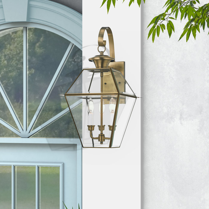 Alcott Hill® Boto Solid Brass Wall Light & Reviews | Wayfair