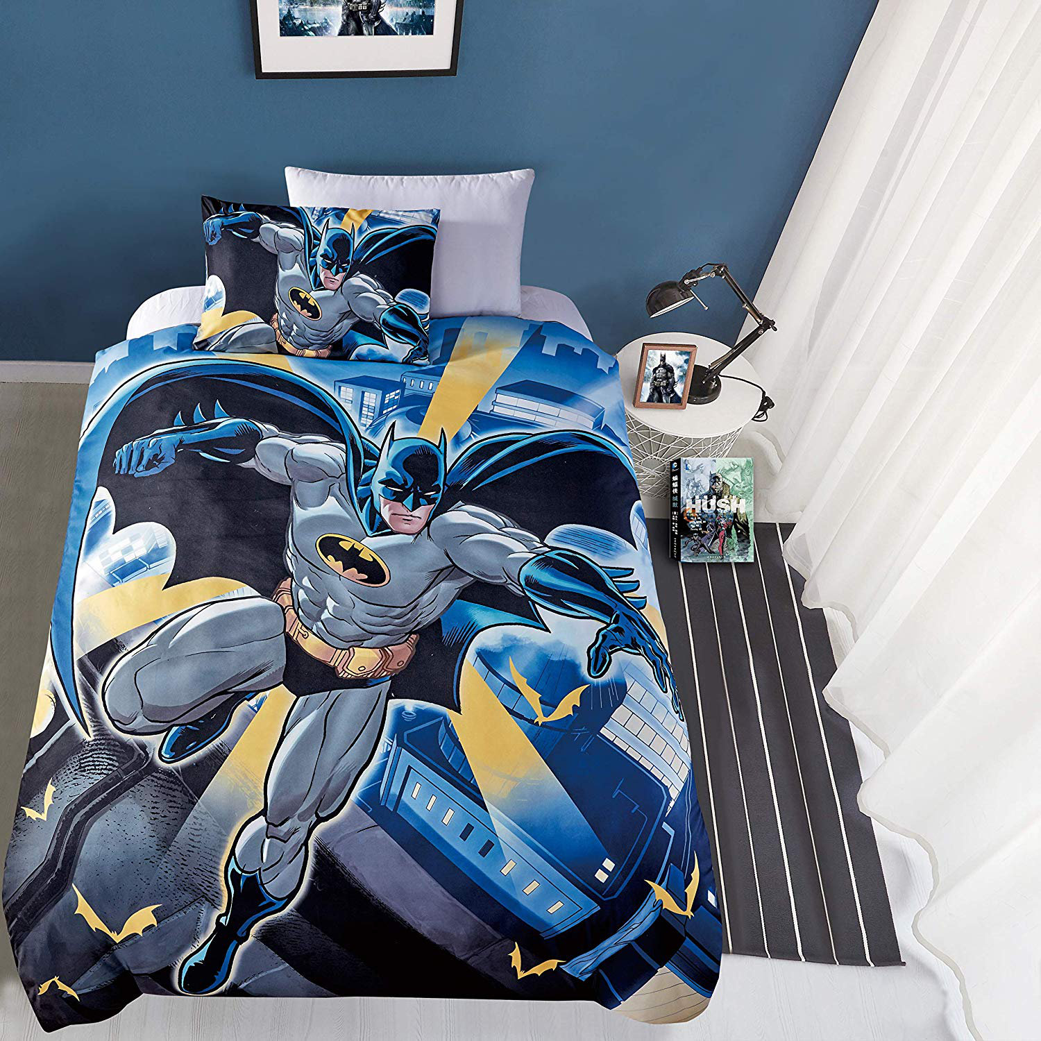 Crover DC Comics Batman in City Reversible Comforter Set & Reviews ...
