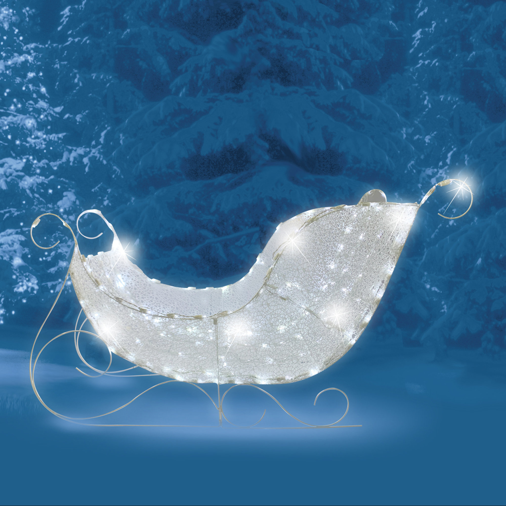 The Holiday Aisle® Morphing LED Sleigh Lighted Display - Wayfair Canada