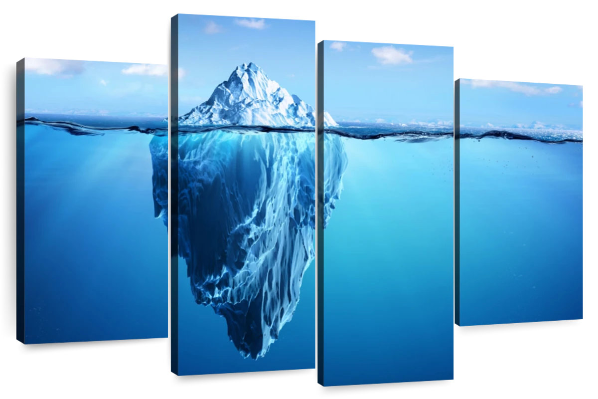 Elephant Stock Submerged Iceberg - Wayfair Canada