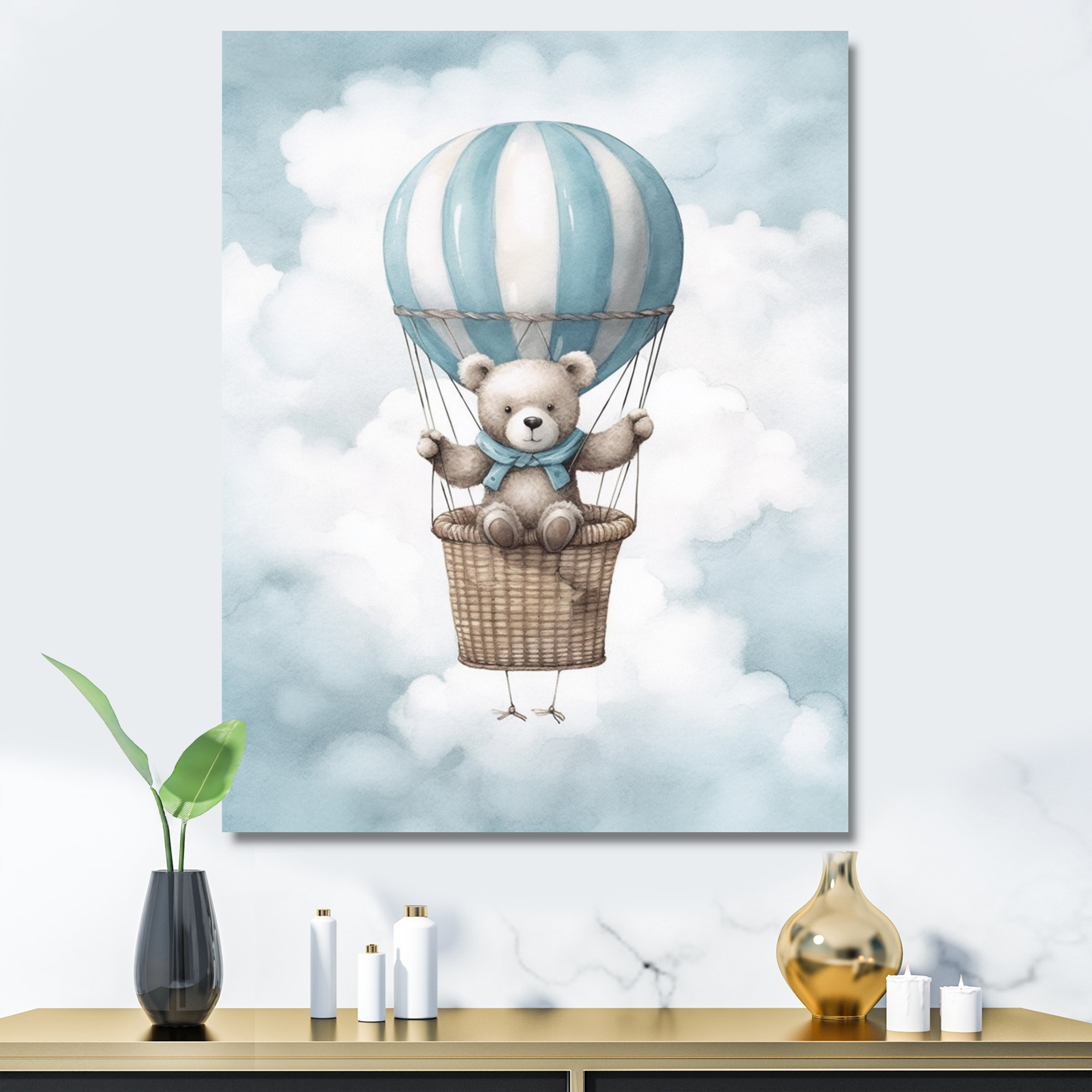 Zoomie Kids Nursery Bear Cub Kids Dreams II - Print | Wayfair