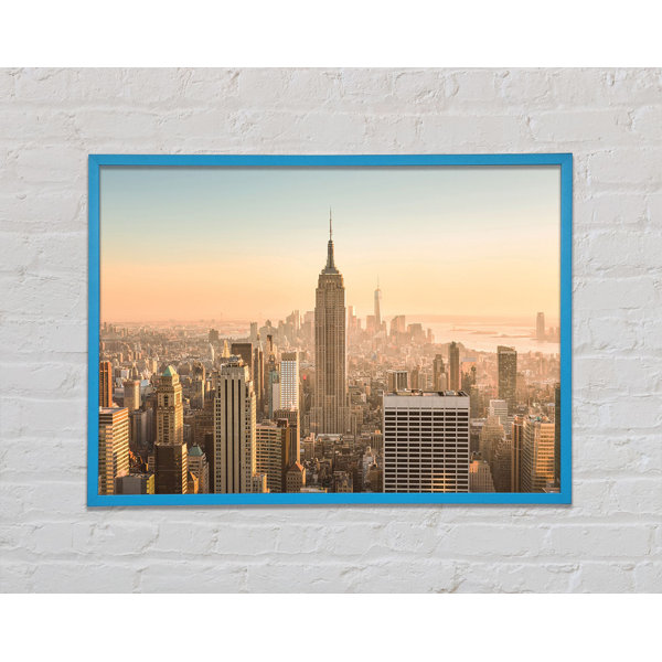 Brayden Studio New York Skyline In The Day - Single Picture Frame Print ...