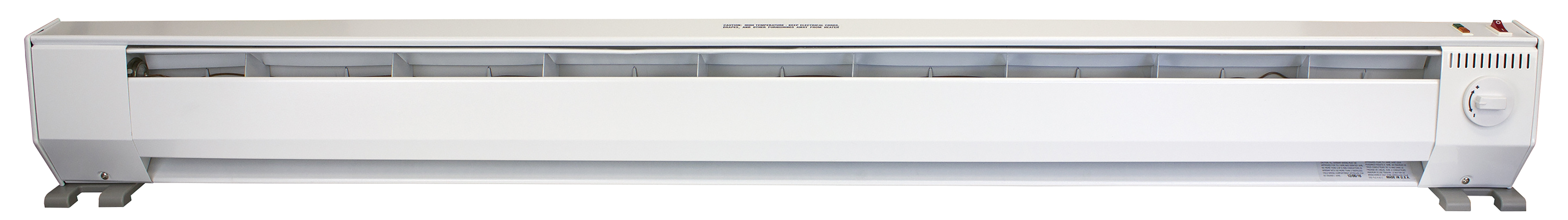 King Electric 1500 Watt 5118 BTU Electric Baseboard Space Heater with ...