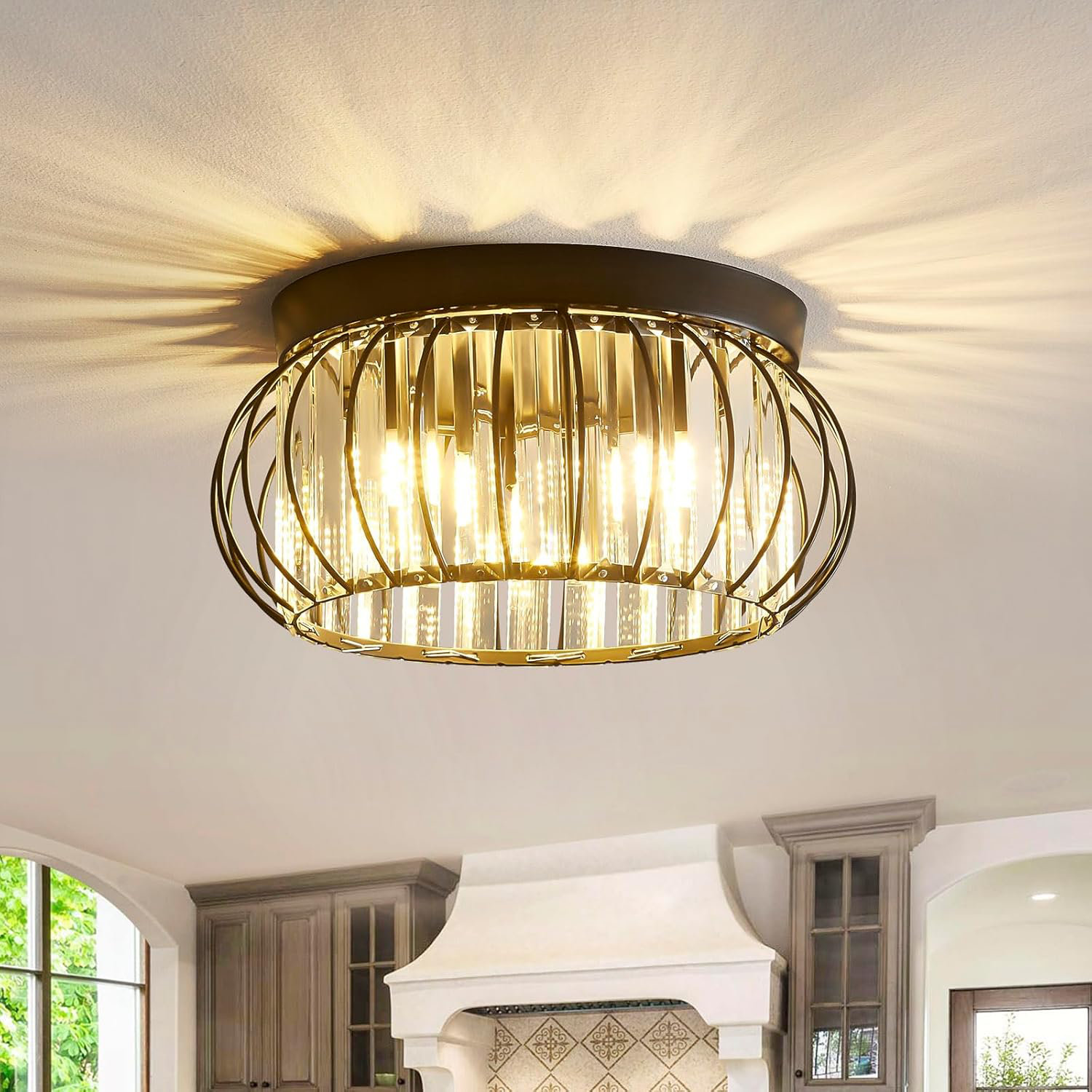 Mercer41 4-Light Flush Mount Ceiling Light Fixtures | Wayfair