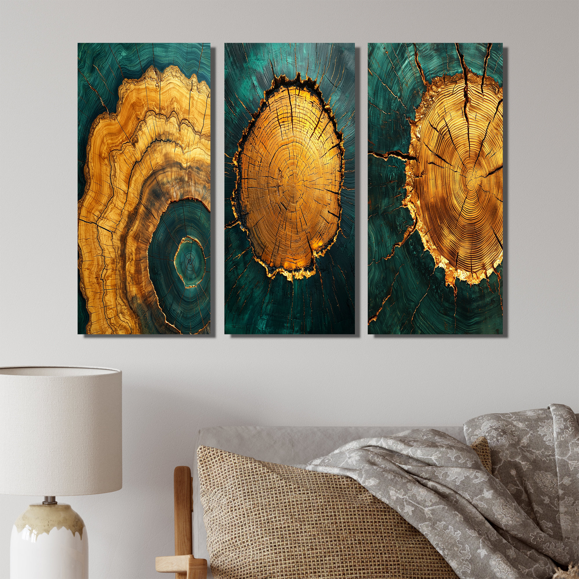 Millwood Pines Emerald Stone And Wood Slide Roots Of Serenity I - Tree ...