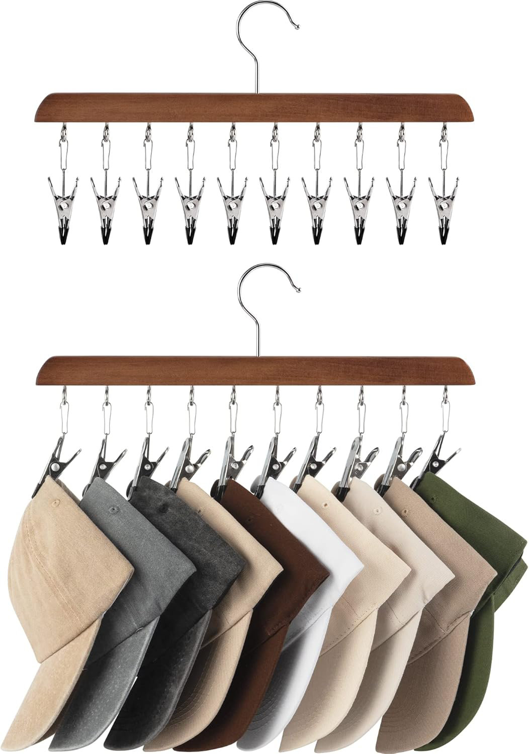 Rebrilliant Hat Organizer, Hat Storage For Closet, Hat Racks For ...