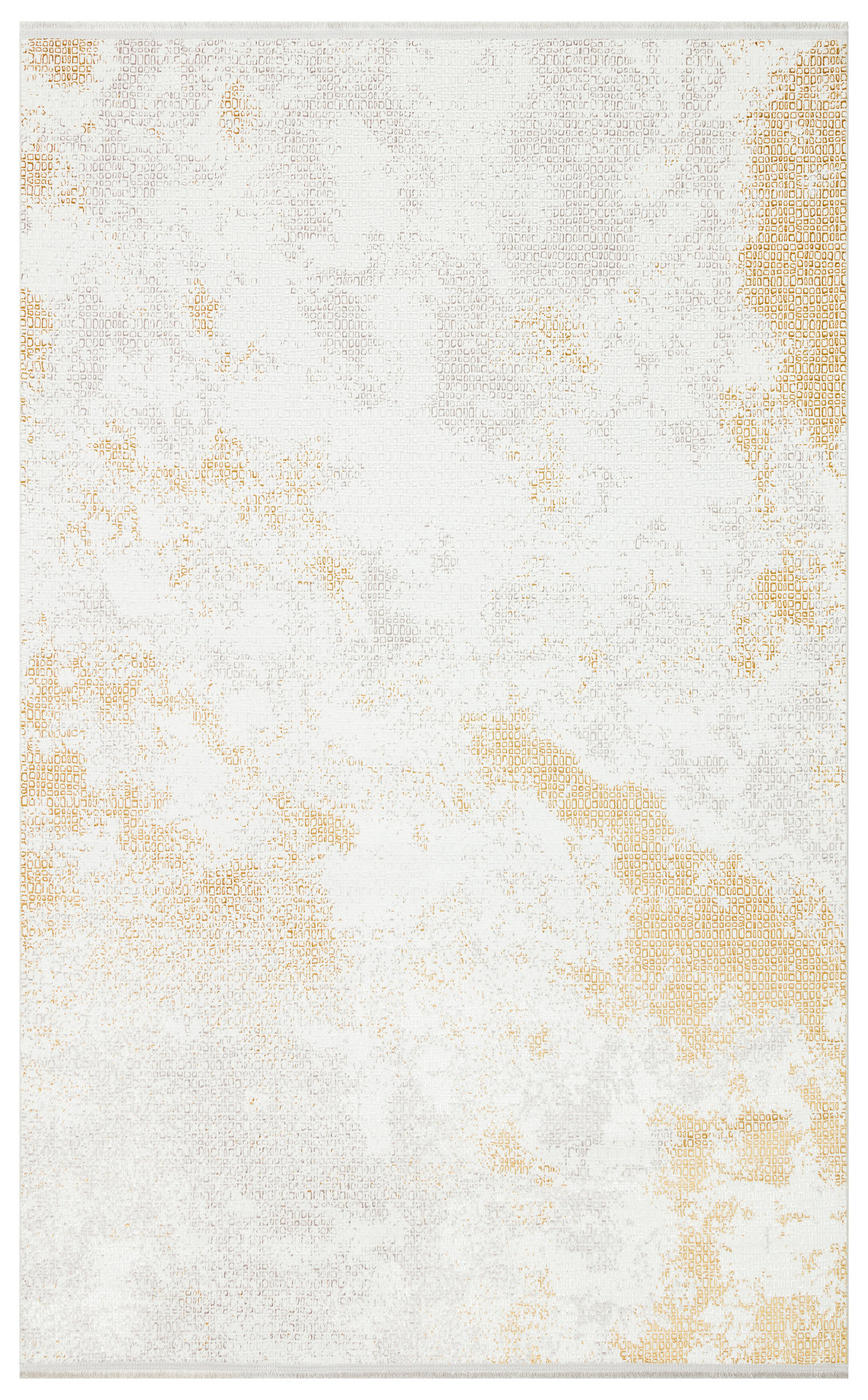 Aegean House Aalia Gold Abstract Polyester Machine Made Area Rug | Wayfair