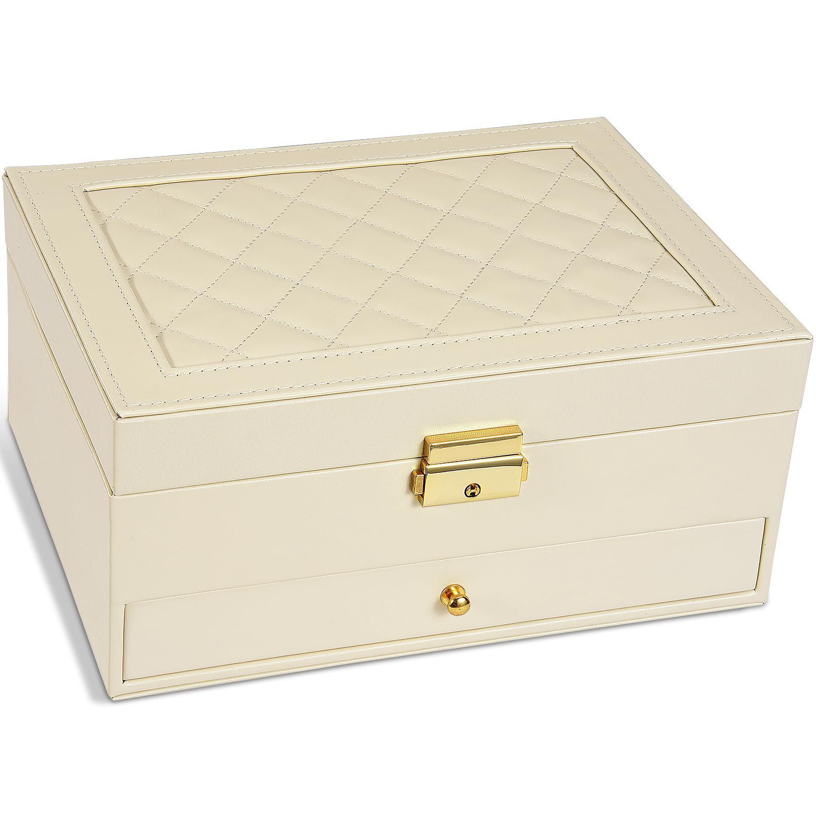 House of Hampton® Women's Double Layer Removable Jewelry Tray, Vintage ...