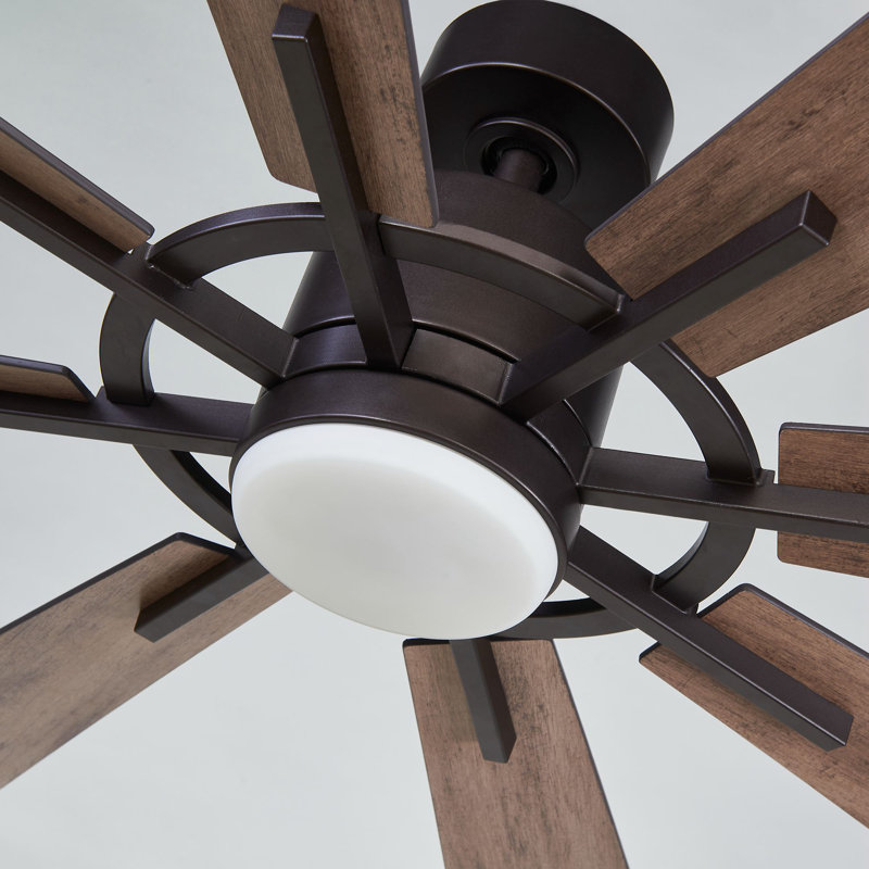 Steelside™ 60'' Lisa 8 - Blade LED Windmill Ceiling Fan with Remote ...