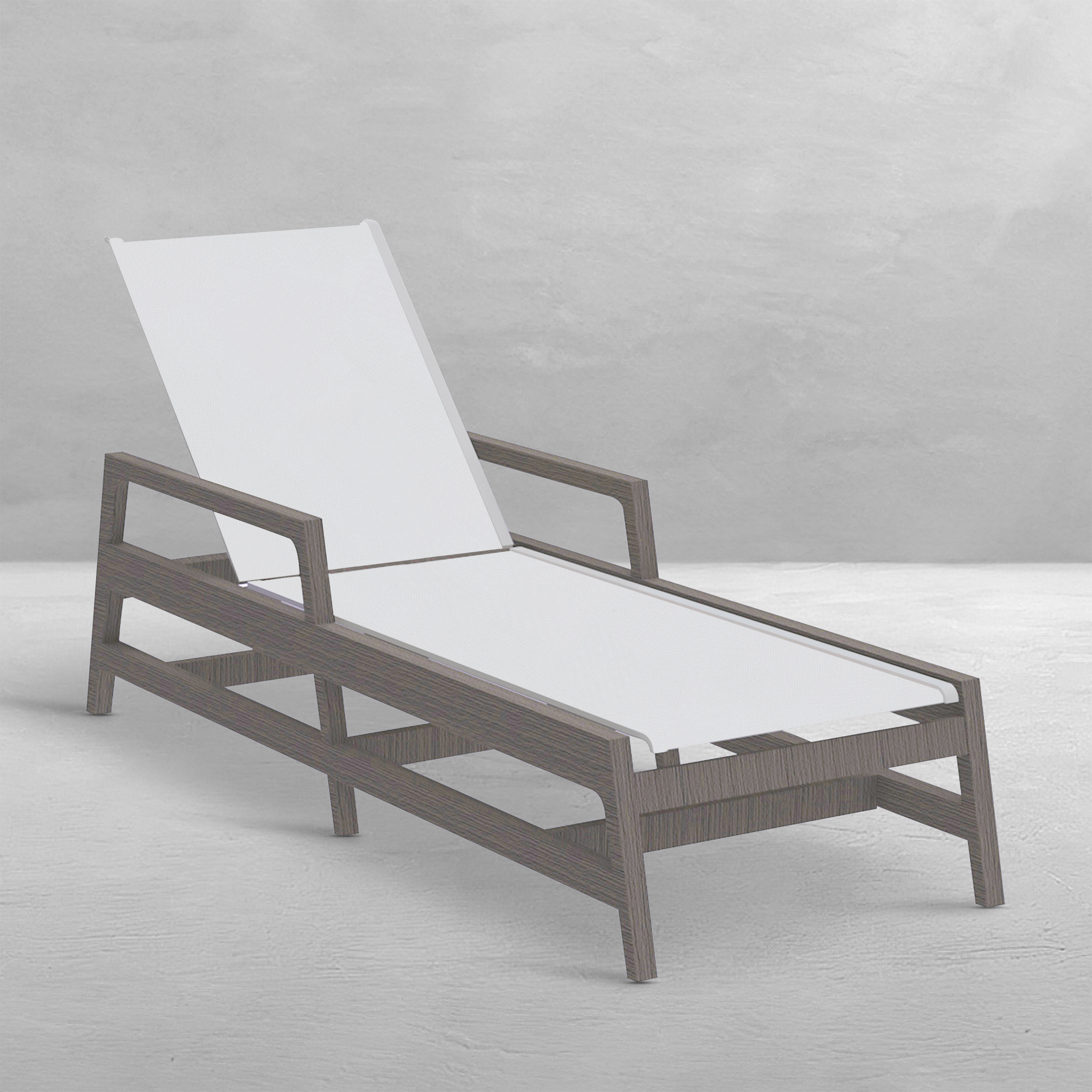 Summer Classics Seashore N-Dura Wood Outdoor Chaise Lounge | Wayfair