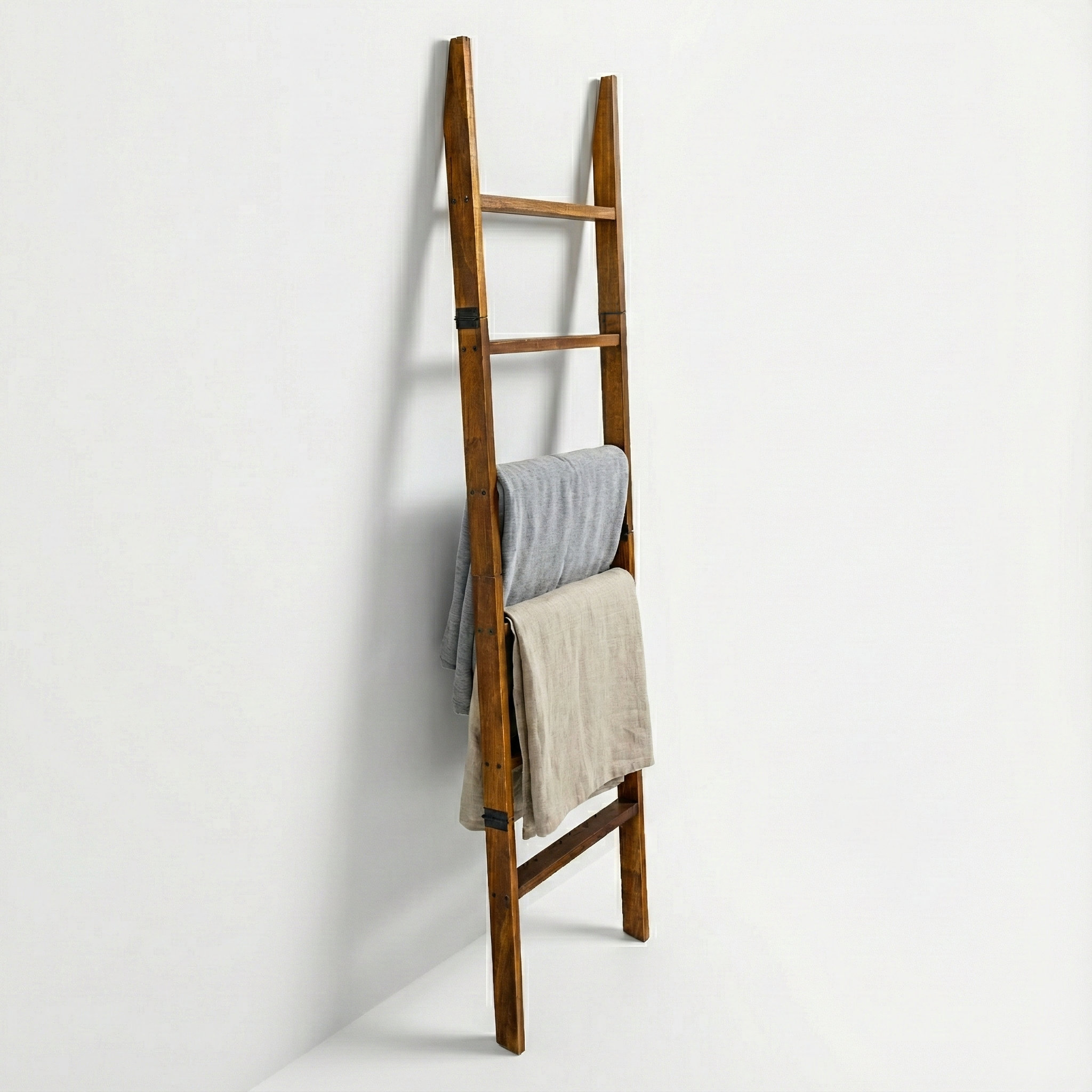 Ophelia & Co. Lemi 6-Tier Solid Wood Blanket Ladder Shelf & Reviews ...