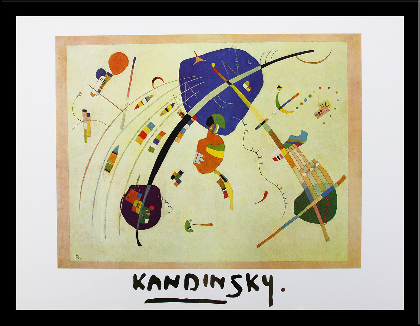 Vault W Artwork Museum Masters 'Vers Le Blue, 1939' by Wassily ...