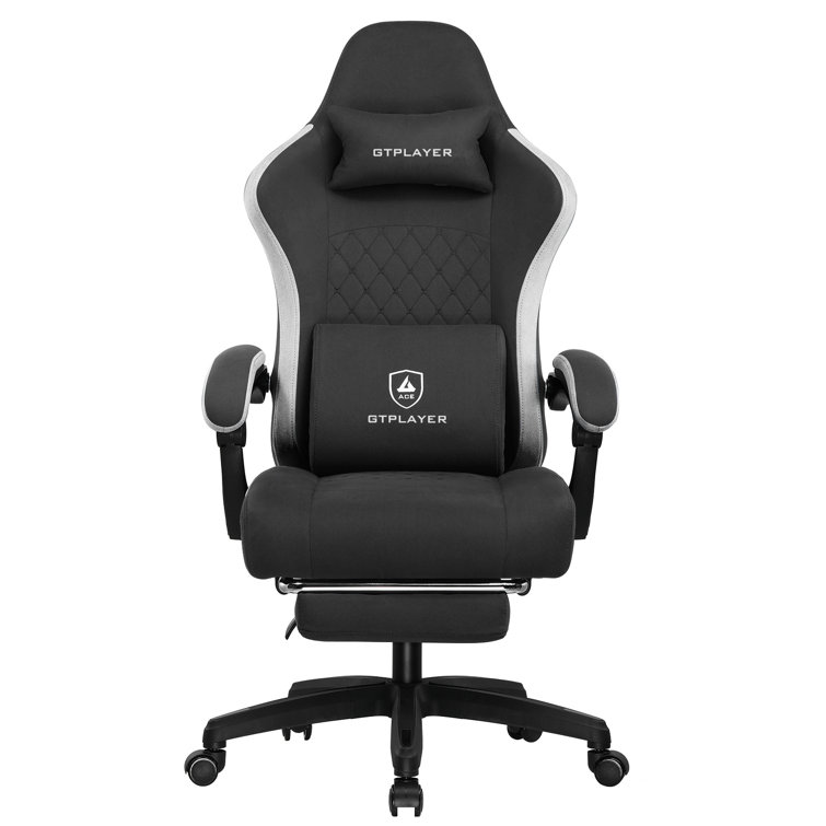 LUCKRACER GAMING CHAIR Adjustable Reclining Ergonomic Swiveling PC ...