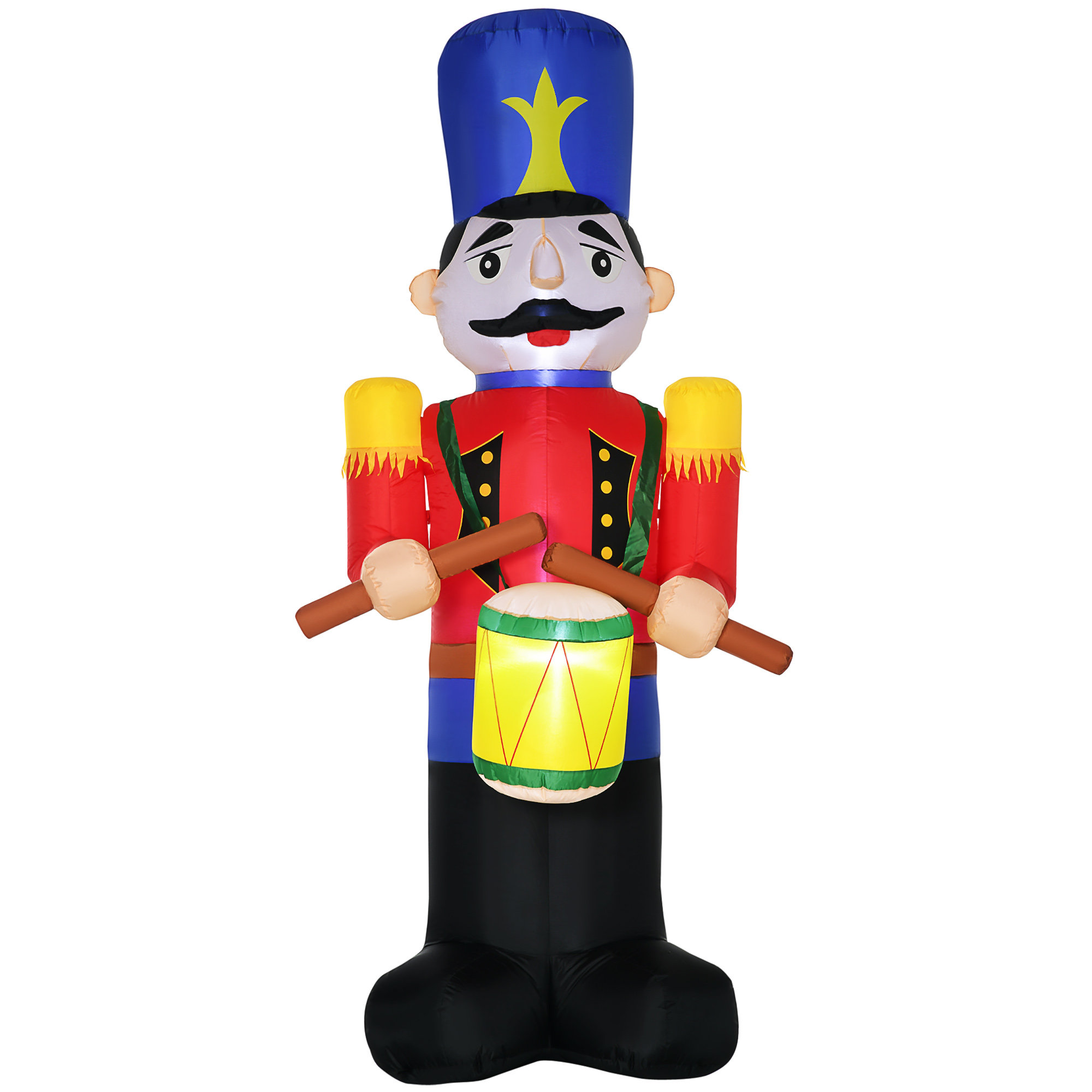 Dakota Fields Outdoor Decorations Nutcracker Toy Soldier Inflatables ...
