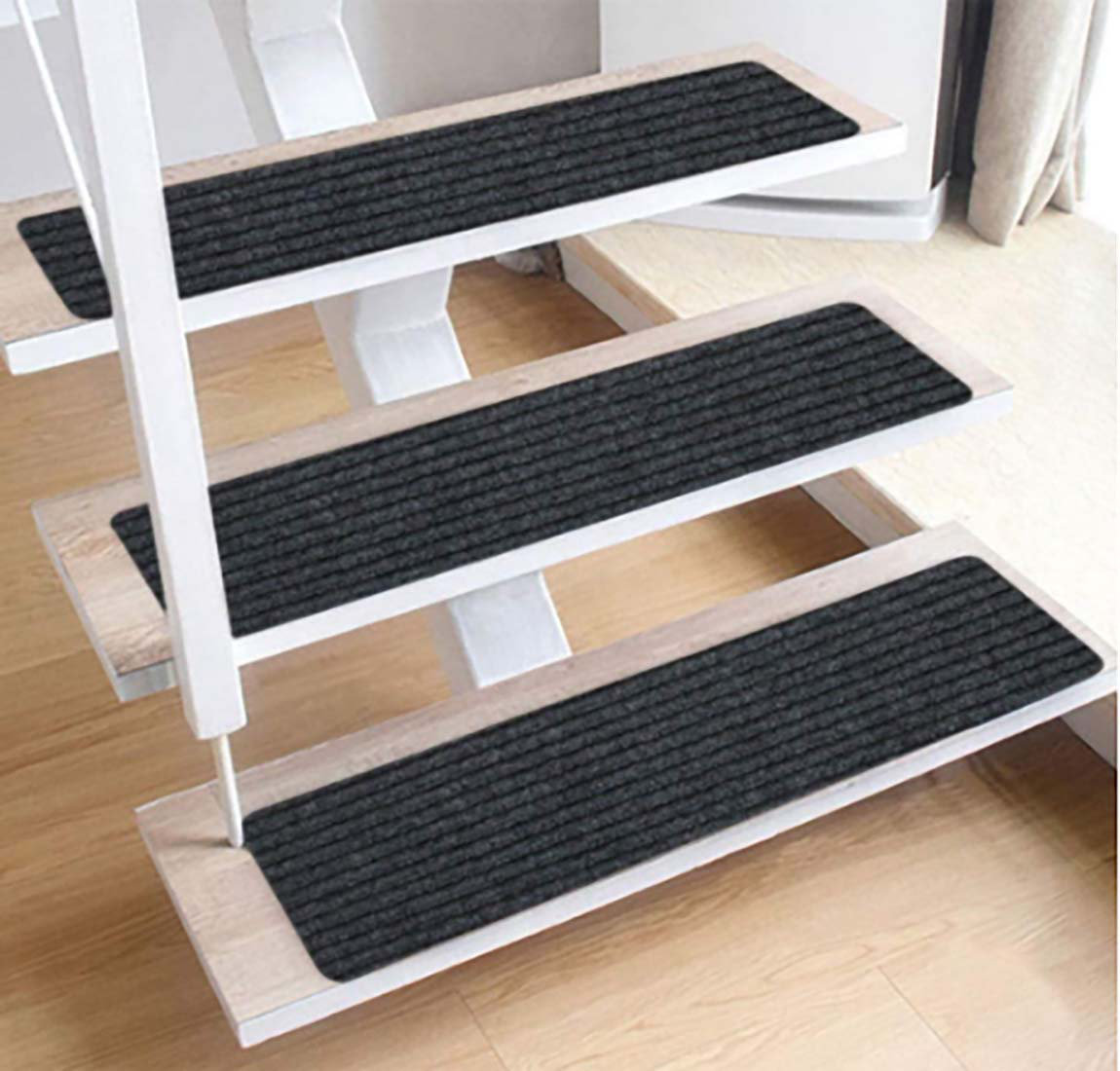 TreadSafe Carpet Stair Treads for Indoor Wooden Steps & Reviews ...