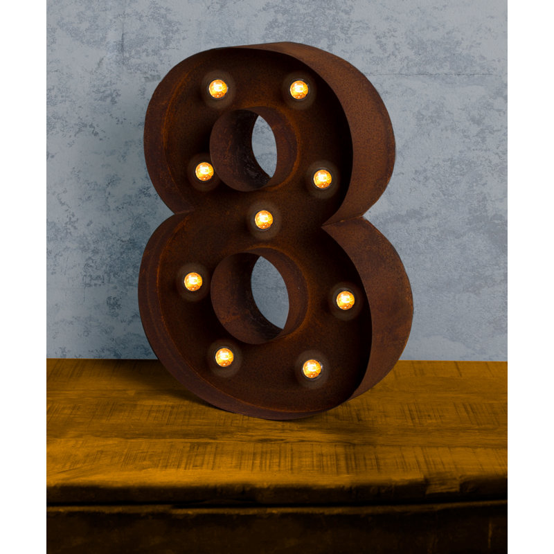 17 Stories Number 12" LED Marquee Sign & Reviews | Wayfair