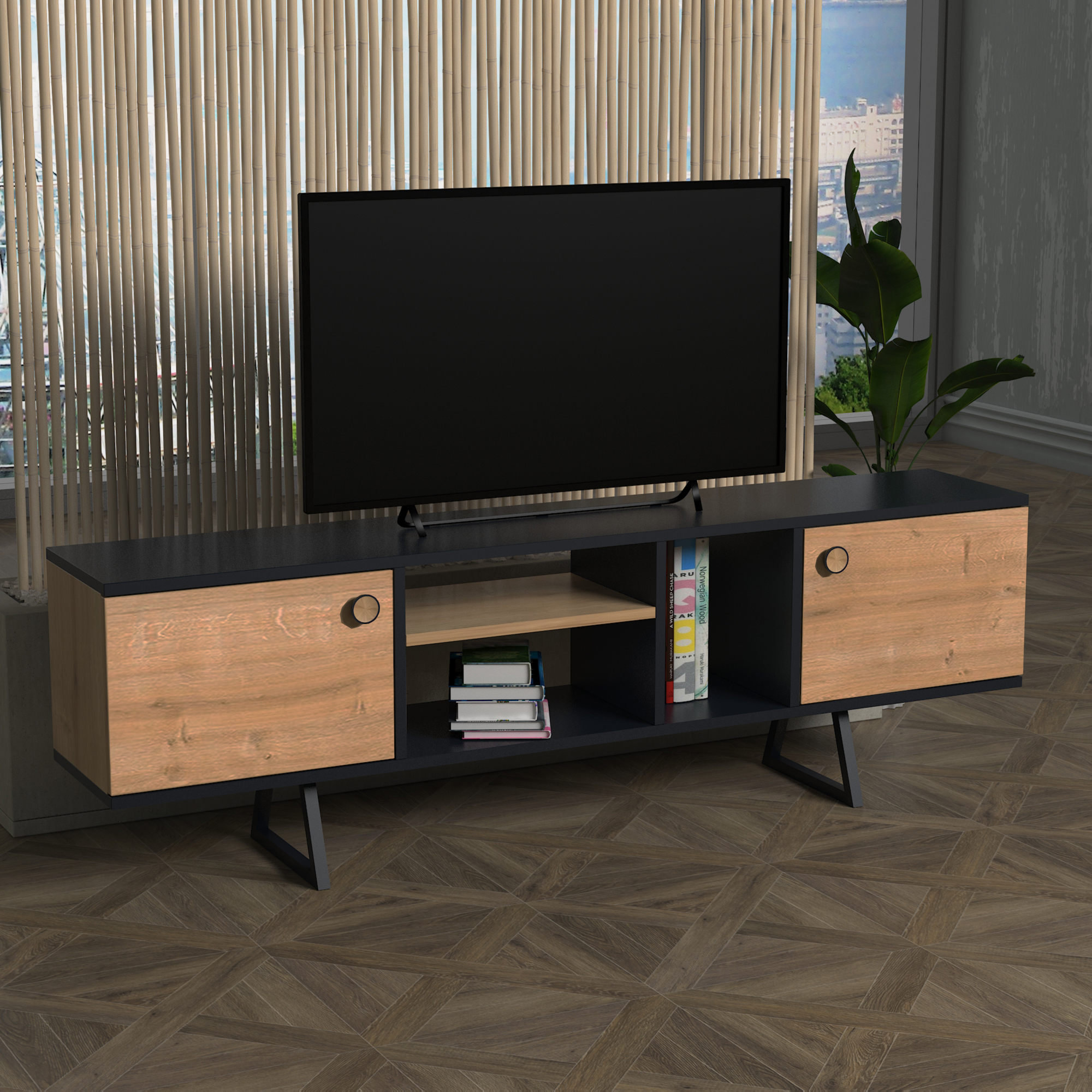 East Urban Home Zula TV Stand for TVs up to 48" | Wayfair