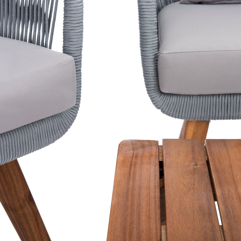 Corrigan Studio® Robson 4 Piece Sofa Seating Group with Cushions ...