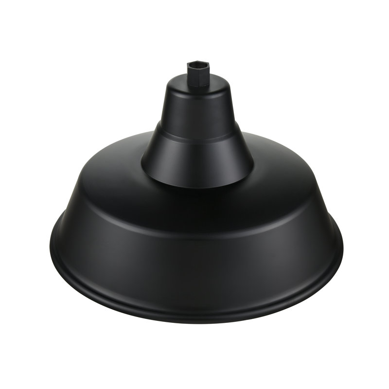 Latitude Run® Ericalynn 1 Light Classic Warehouse Shade In Satin Black ...
