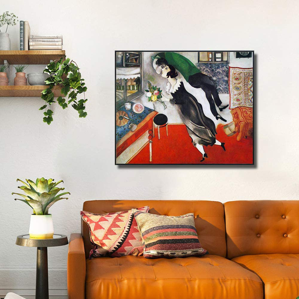 Vault W Artwork Framed Canvas Giclee Print Art Birthday By Marc Chagall ...