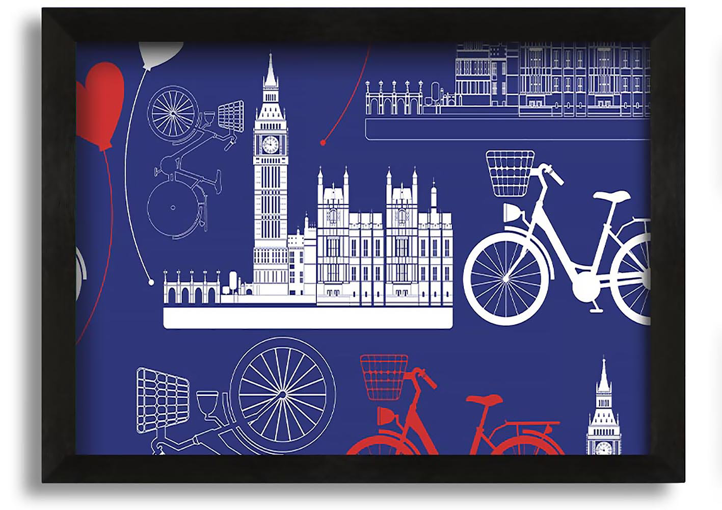 Ophelia & Co. Cycling around the City - Picture Frame Art Prints on ...