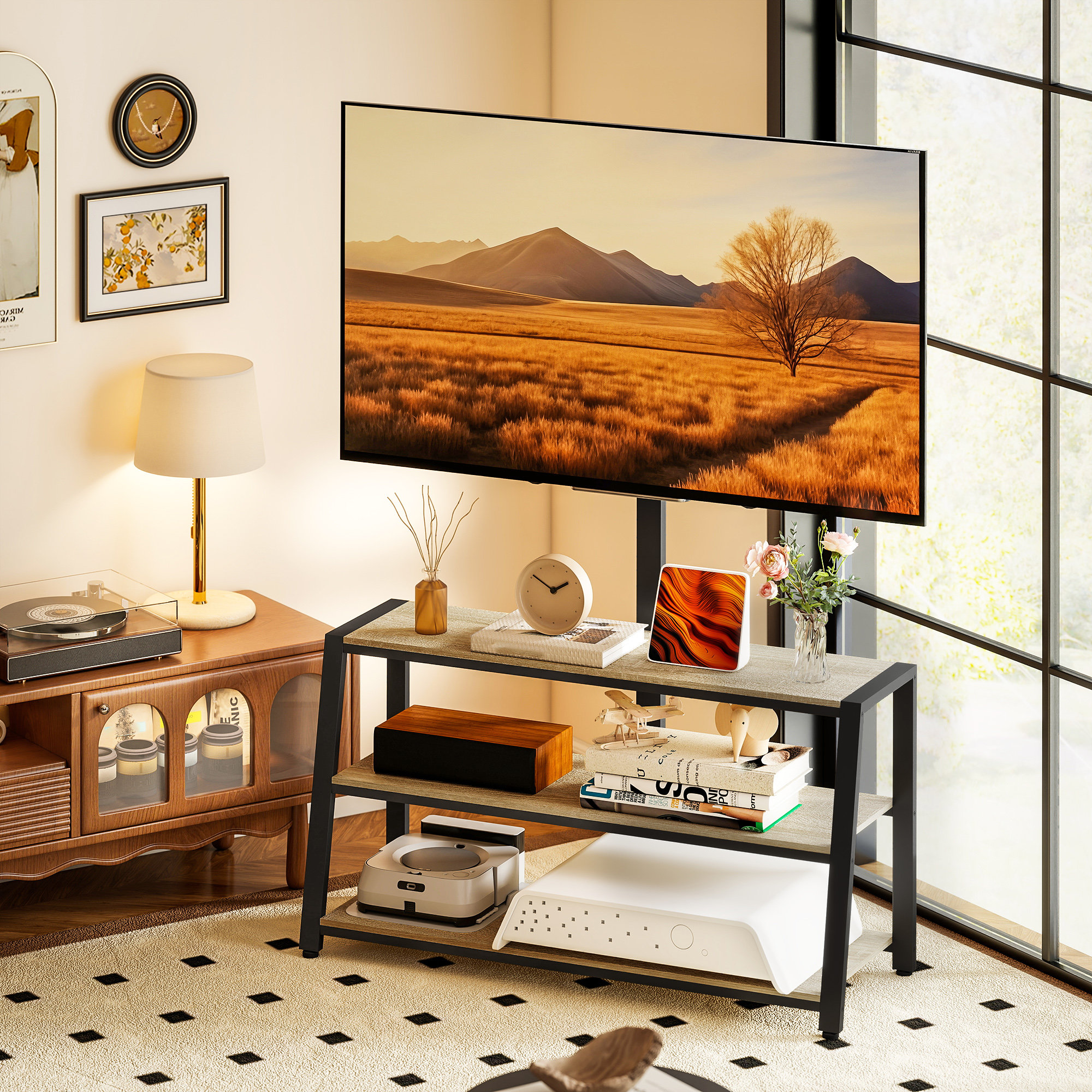 Borough Wharf Unfinished TV Stand for TVs up to 70" | Wayfair.ie
