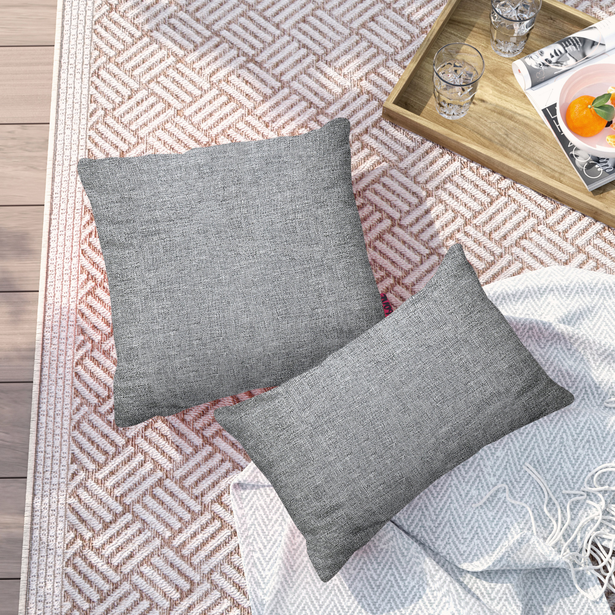 NFusion Outdoor Rectangular Pillow Cover & Insert & Reviews - Wayfair ...