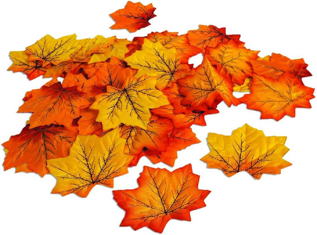 PMU Thanksgiving Autumn Leaf Assortment Artificial Fall Leaves Decor ...