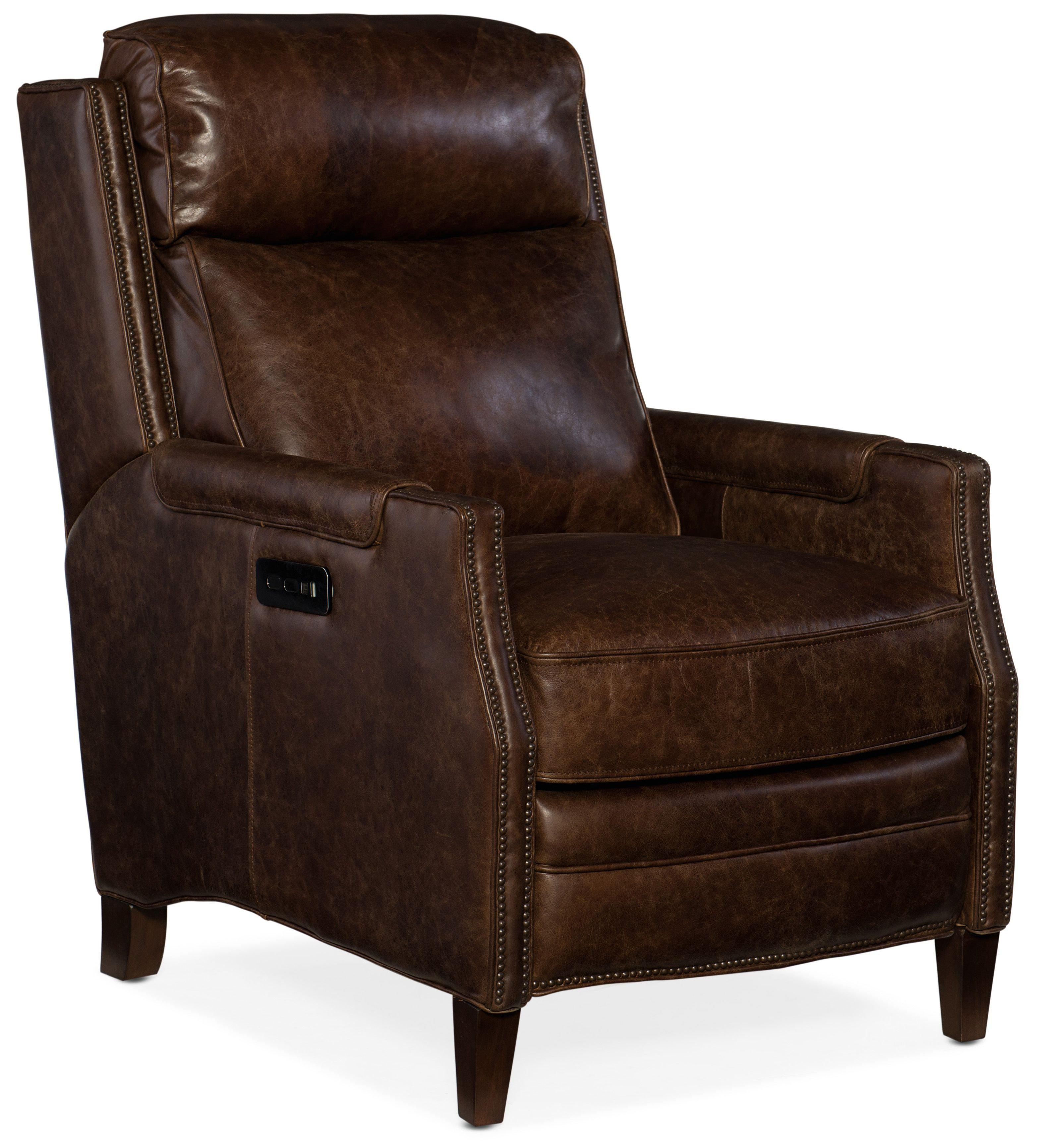 Wildon Home® Leather Top Grain Leather Power Recliner | Wayfair