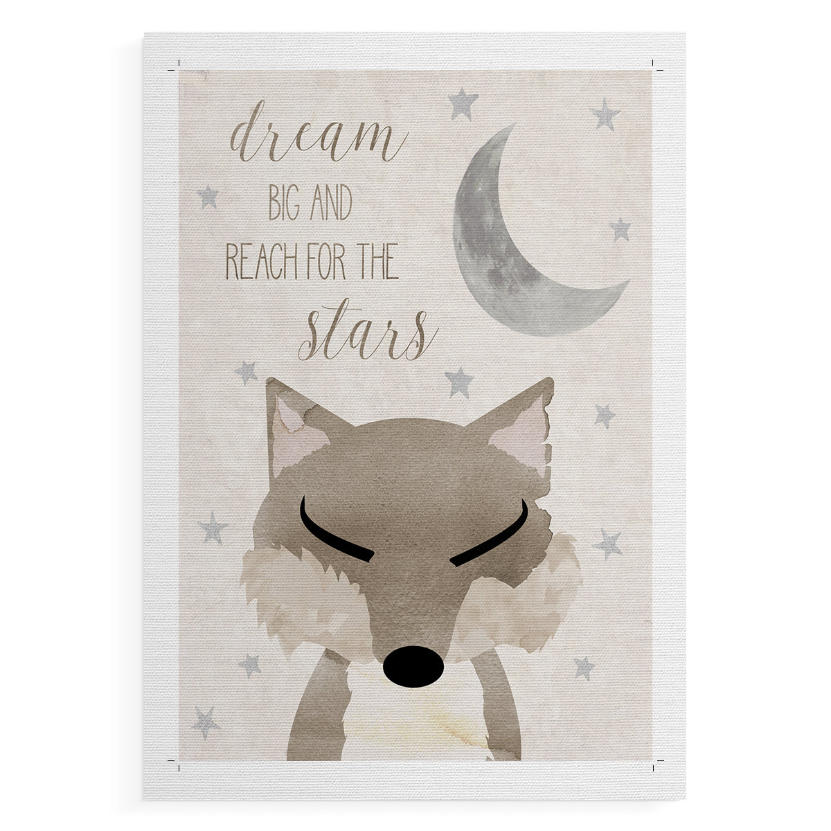 Ophelia & Co. Goodnight Fox -Canvas Print Only - NOT FRAMED | Wayfair
