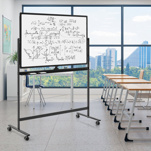 Costway Freestanding Medium - 4' - 6' Framed Whiteboard & Reviews ...