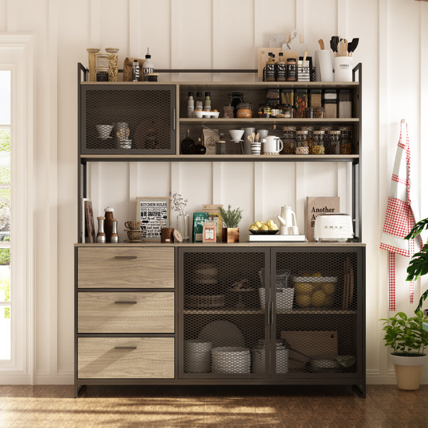 17 Stories Zelpha 68.5'' Kitchen Pantry & Reviews | Wayfair