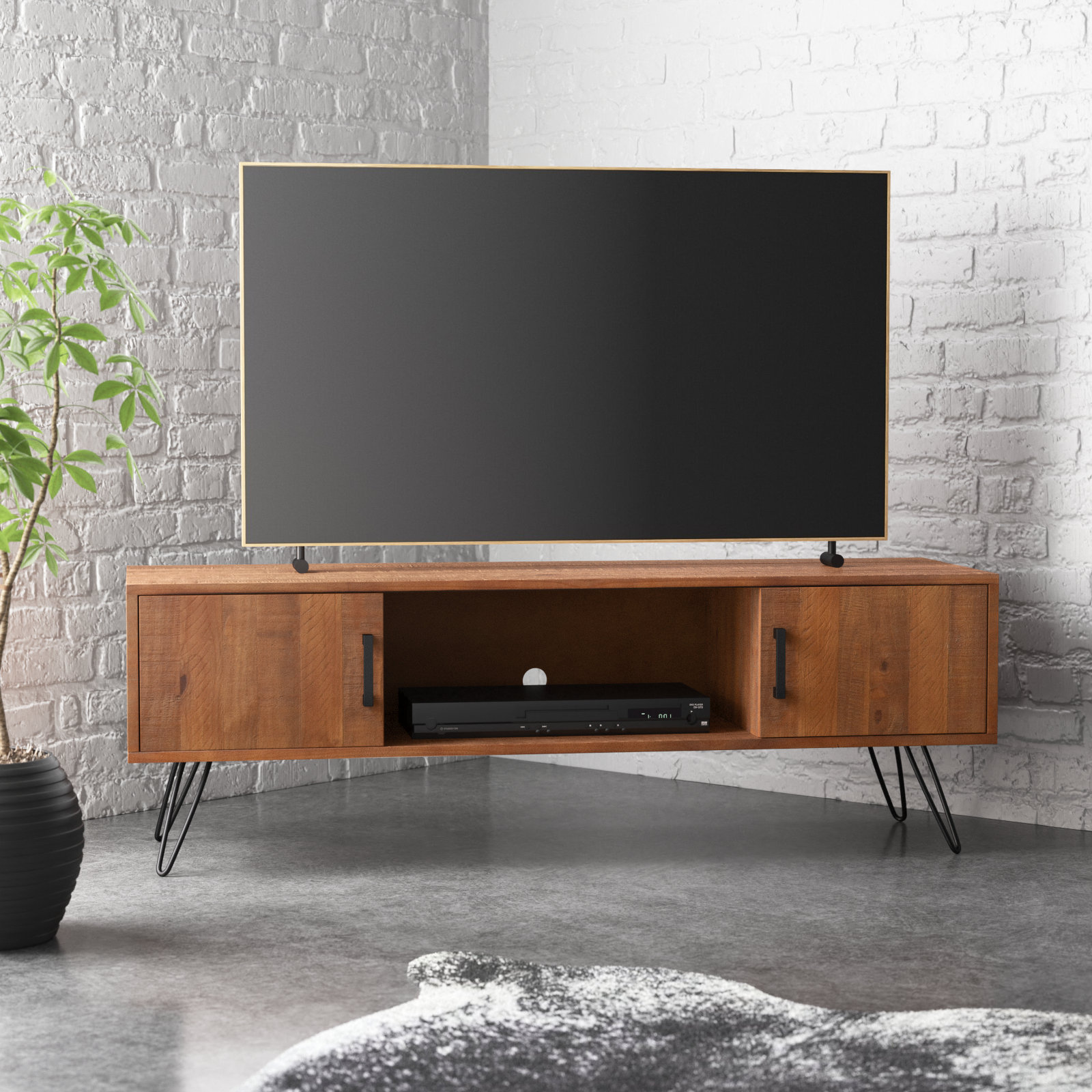 Steelside™ Stamford TV Stand for TVs up to 65" & Reviews | Wayfair