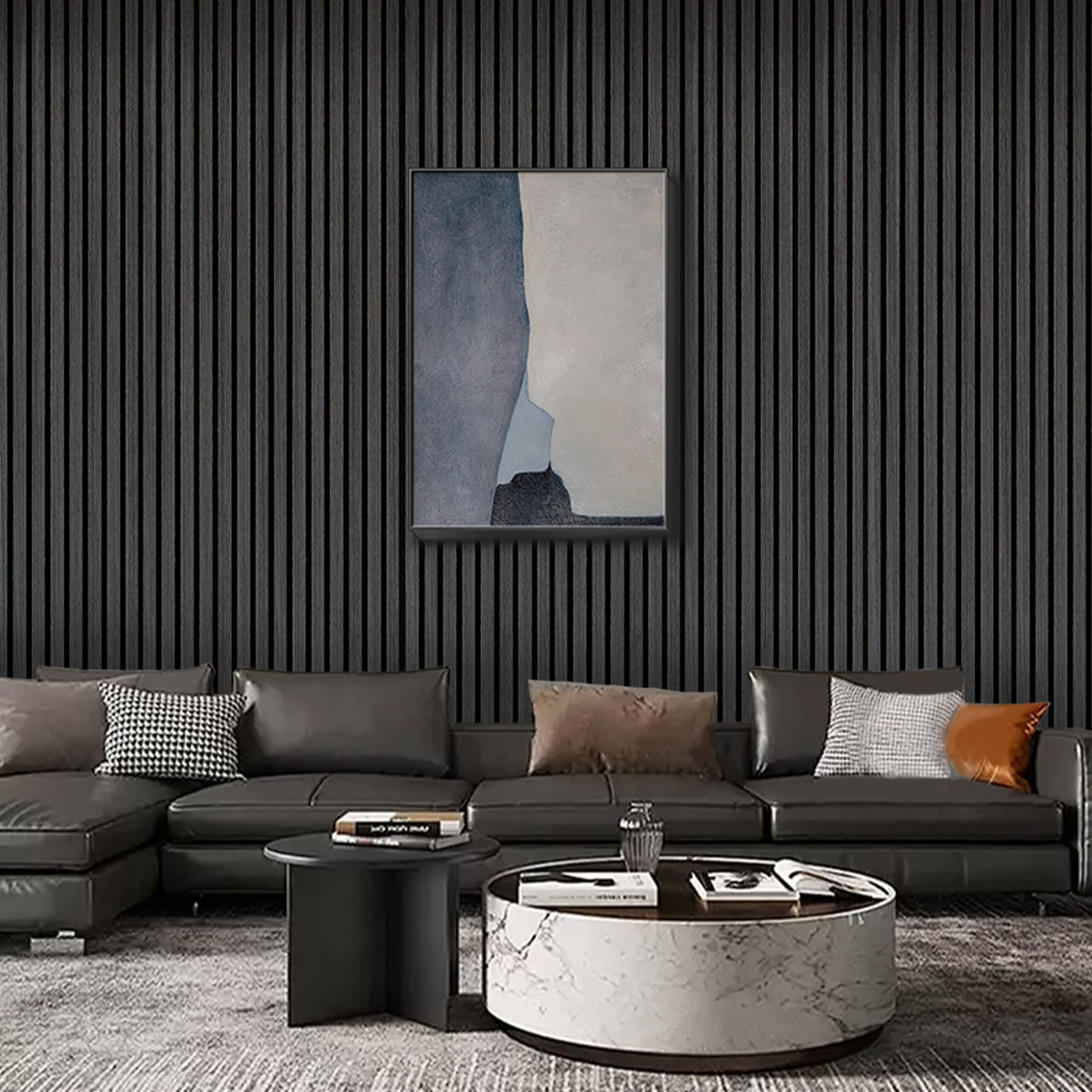 Vandia Flat-pasted Tech Veneer Acoustic Wall Panel – Slatted Polyester ...