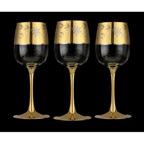 Promaster Gifts Tahura Wine Glass Set | Perigold