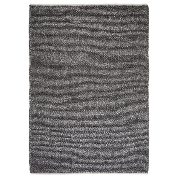 Longweave Handwoven Dark Grey Rug | Wayfair.co.uk