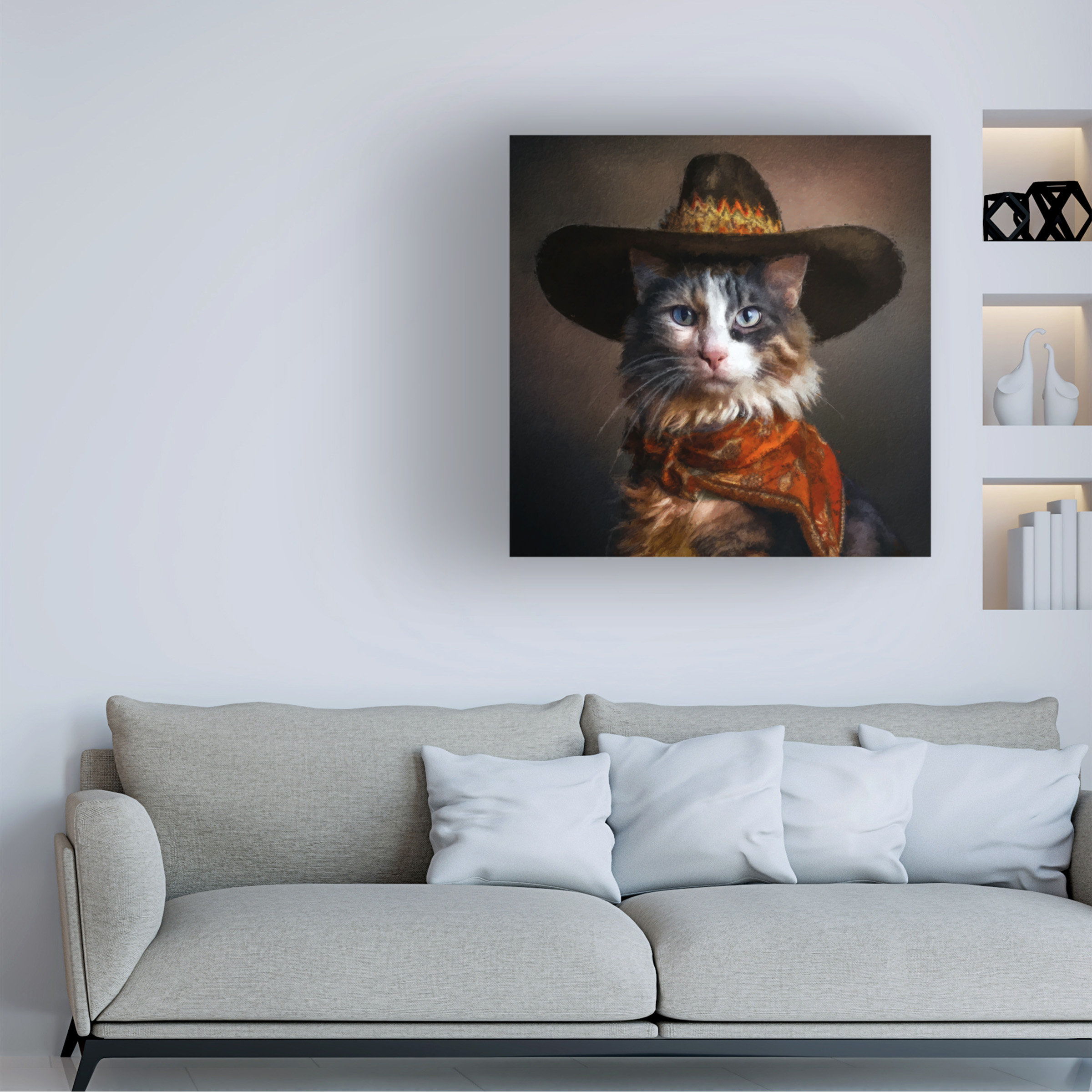 Trademark Fine Art Sean Parnell Catboy 3 Canvas Art | Wayfair