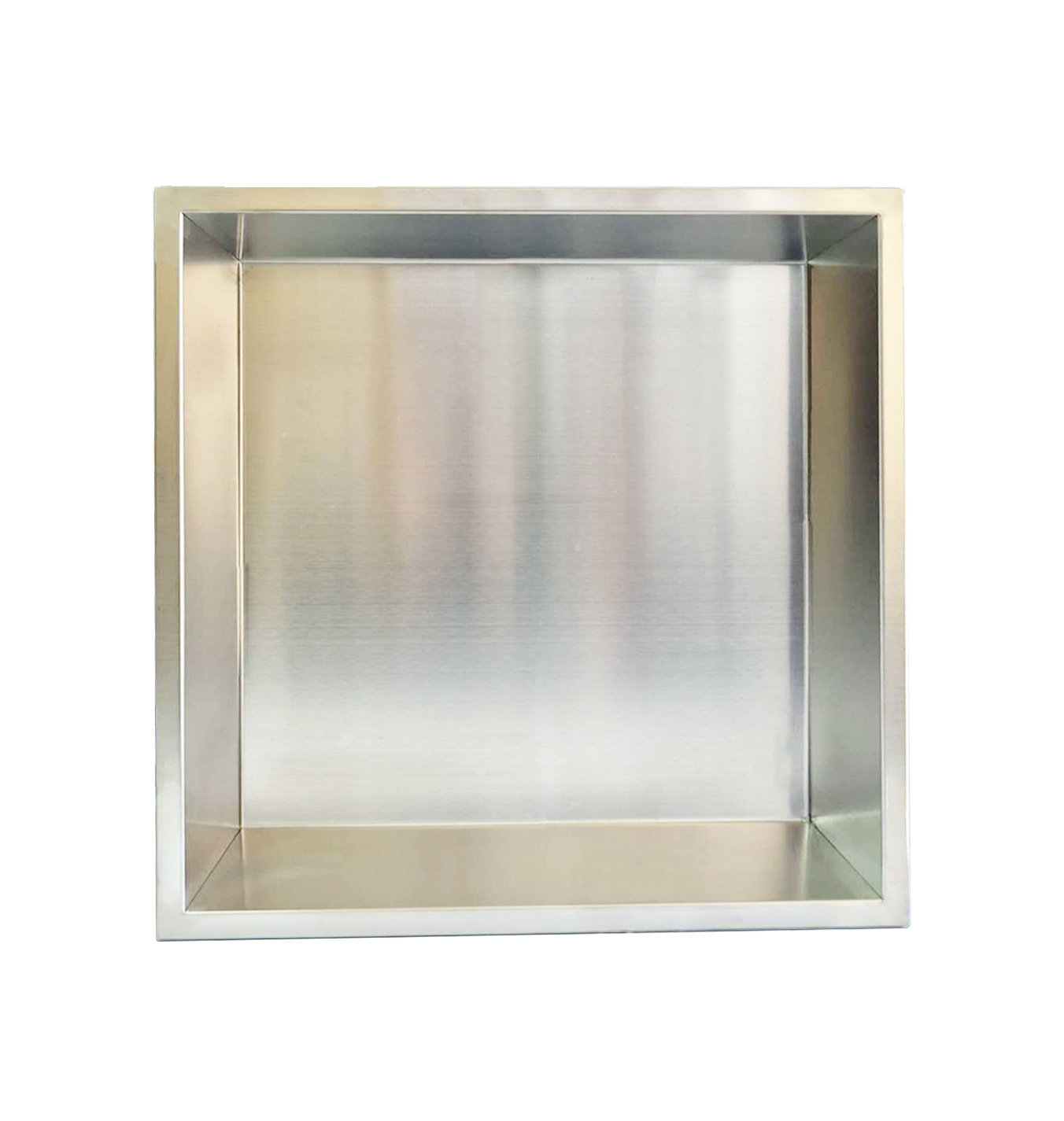 DecoMust 16" X16" (outer Size 17.5"x17.5") Stainless Steel Shower Niche ...